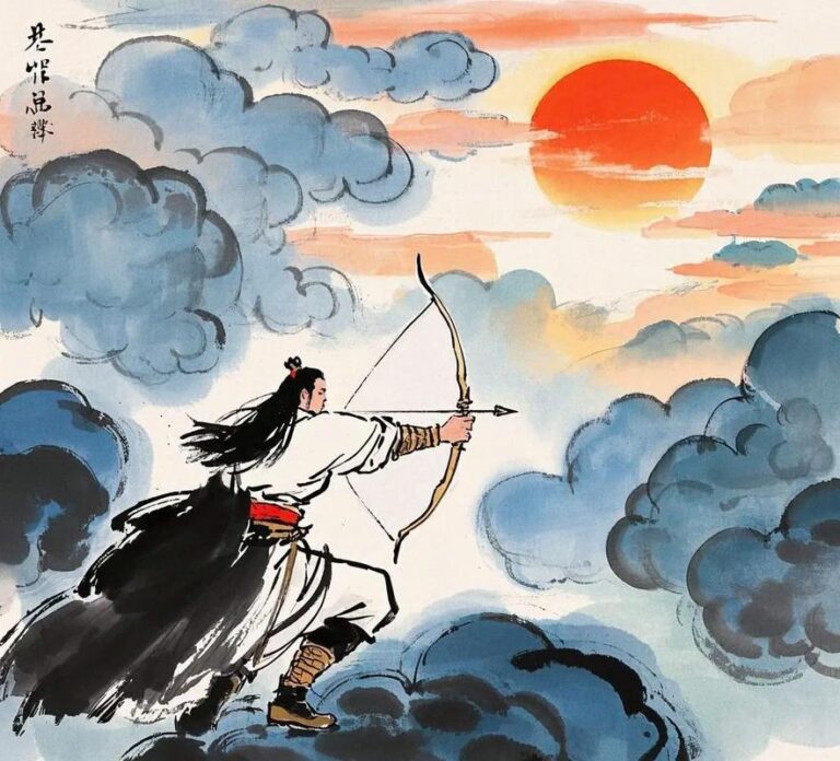Hou Yi in Chinese Mythology: The Archer Who Shot Down Nine Suns